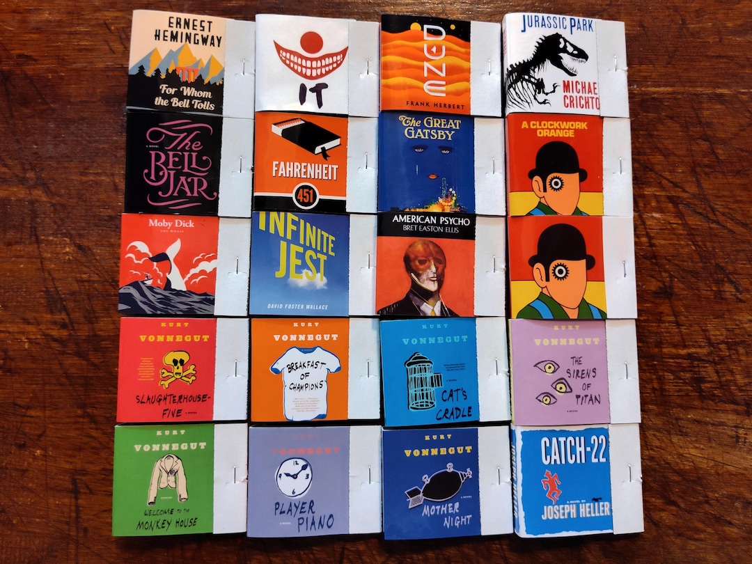 Classic Literature Novel Matchbook A Clockwork Orange American Psycho ...