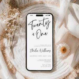 Boho Mobile Mockup, Device Mockup, Electronic Invitation Mockup ...