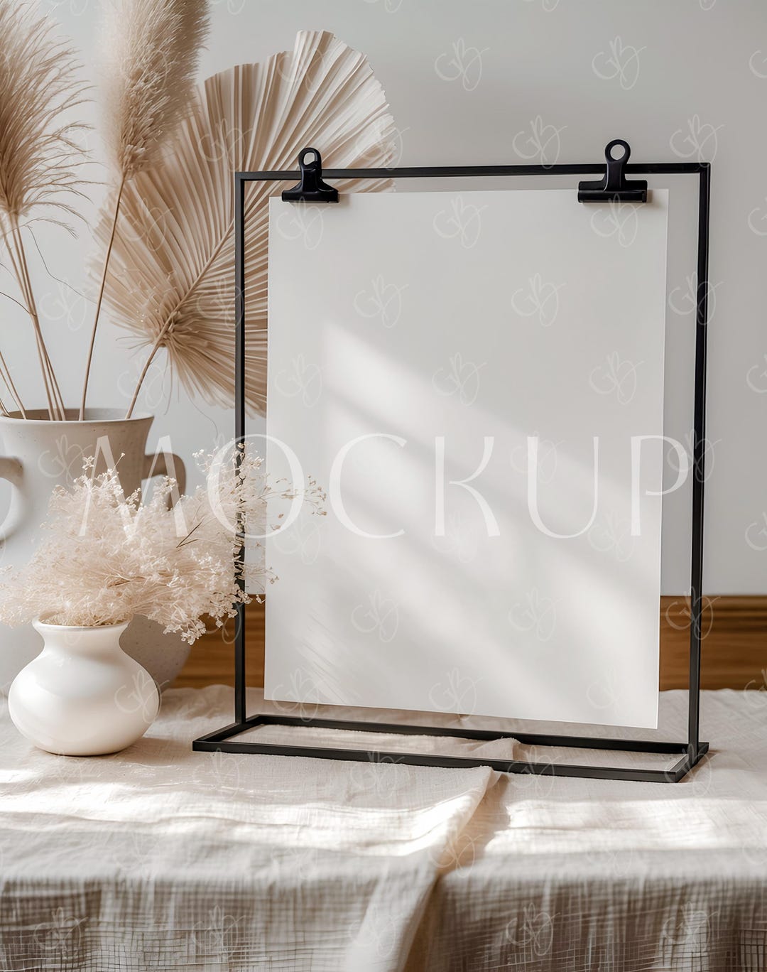 Black 8x10 Frame Table Sign Mockup, Frame Bar Menu Mockup PSD, Birthday ...