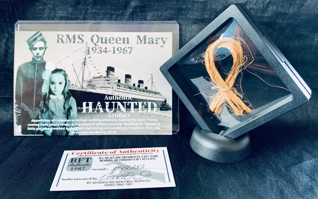Queen Mary Haunted Ship Authentic Relic Paranormal Artifact - Etsy