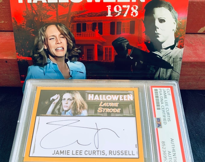 Halloween Jamie Lee Curtis Authentic Autograph PSA/DNA Certified Laurie ...