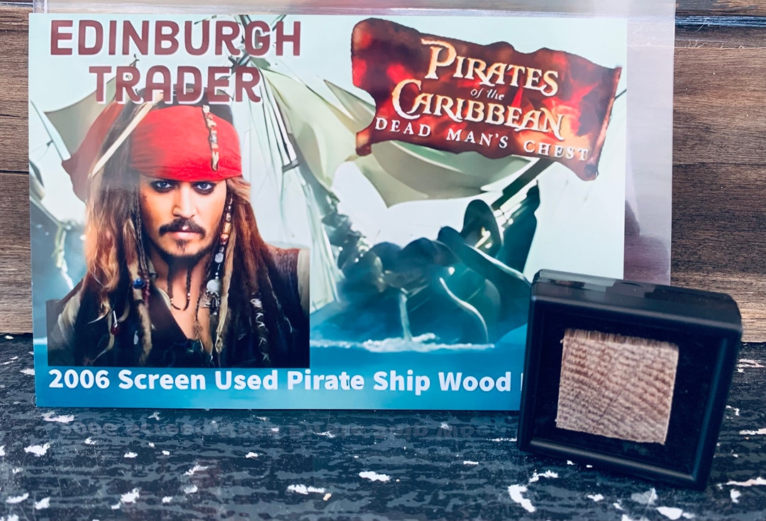Authentic Pirates of the Caribbean Johnny Depp Wood Relic - Etsy