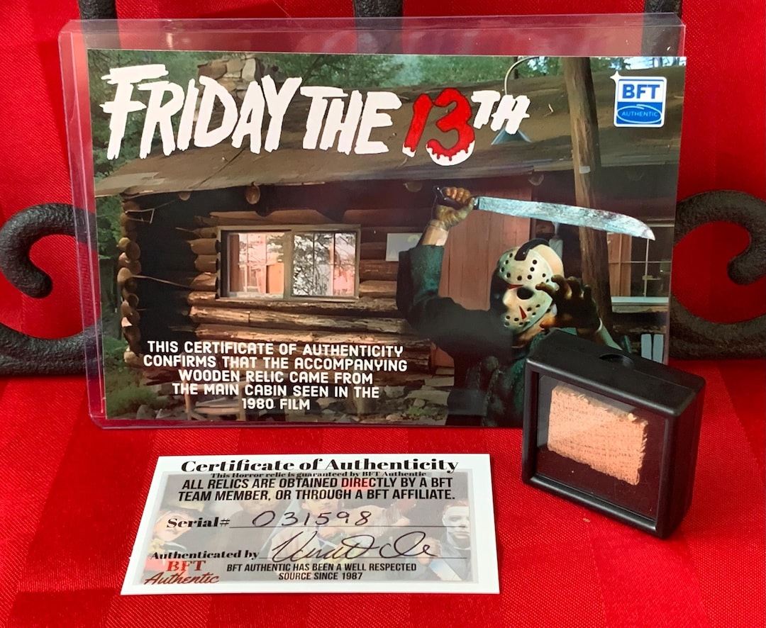 Friday the 13th Camp Crystal Lake Main Cabin Jason Vorhees Movie Relic ...