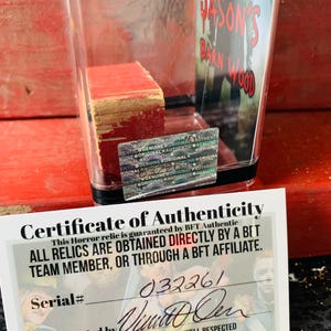 Jason Vorhees Friday the 13th Authentic Filming Relic Barn Horror Movie ...