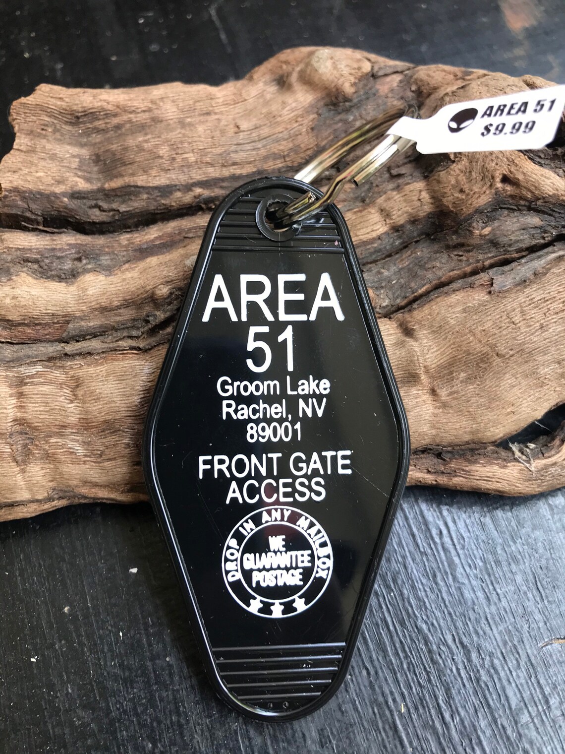 AREA 51 UFO Vintage Style Motel Key Fob Keychain - Etsy