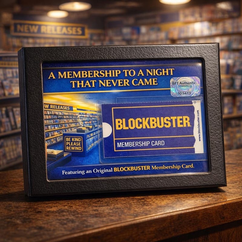 Blockbuster Membership Card - Etsy