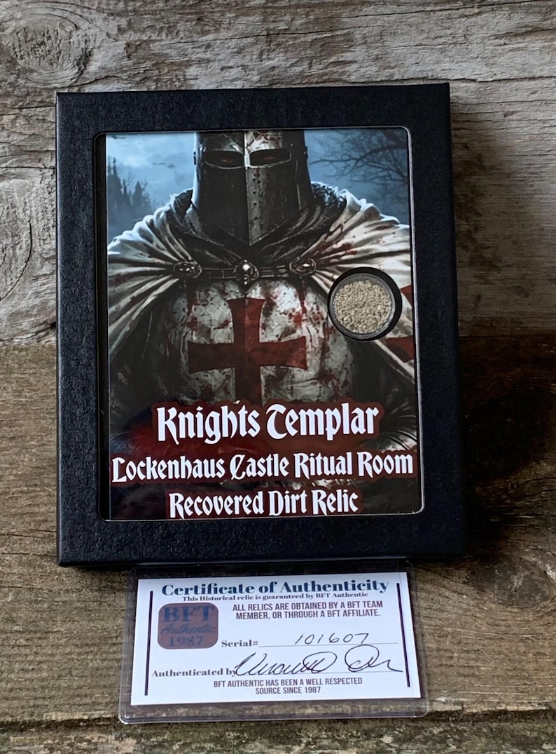 Knights Templar Lockenhaus Castle Ritual Room Authentic Recovered Soil ...