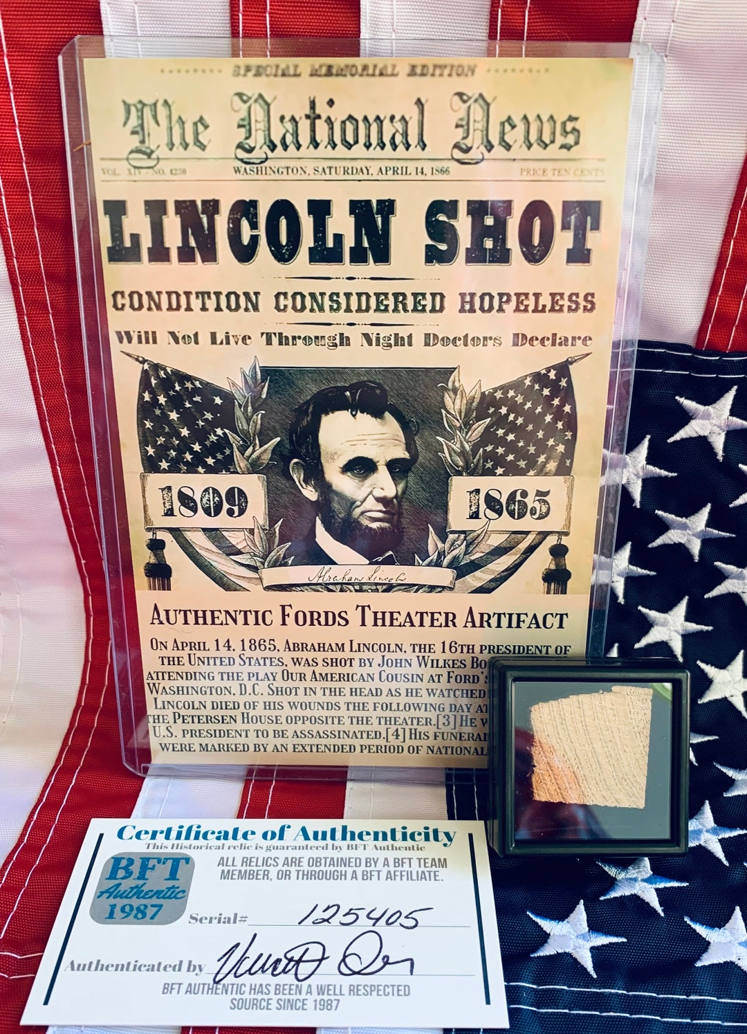 President Abraham Lincoln Assassination Location Historical Fords ...
