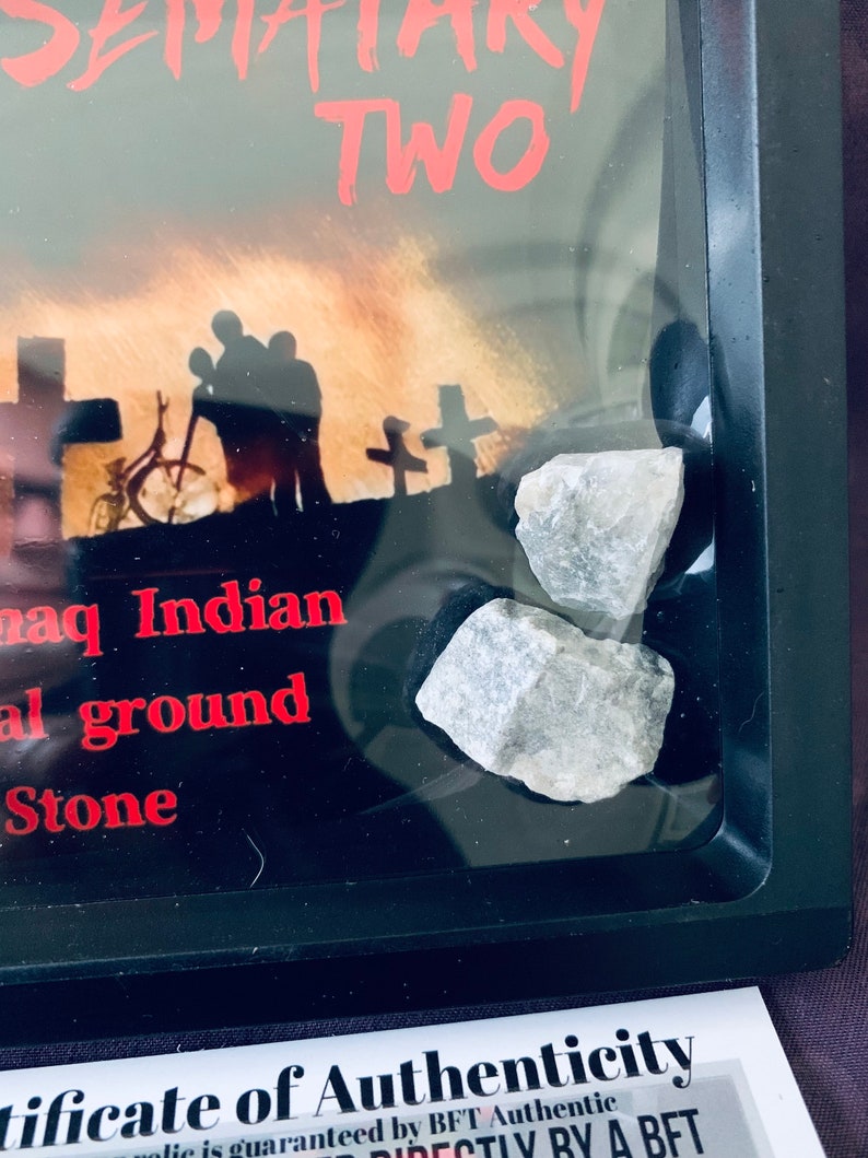 Pet Sematary Two Indian Burial Ground Stones Horror Authentic Relic ...