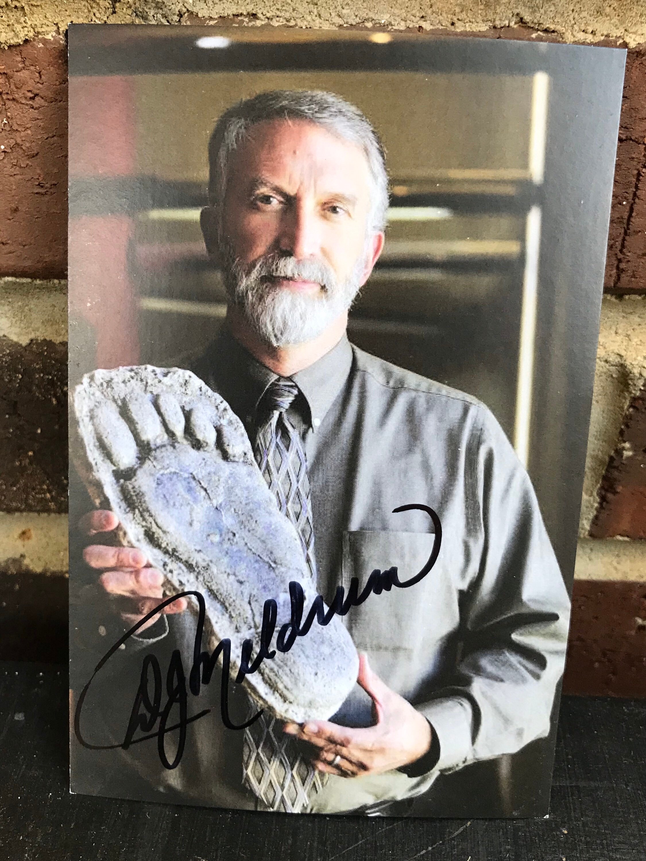 Signed Jeff Meldrum Bigfoot Photo Autographed - Etsy