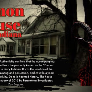Demon House Haunted Relic Soil Sample Gary Indiana Zak Bagans - Etsy