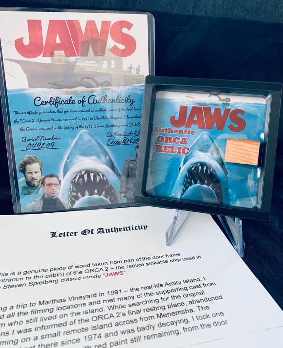 Jaws Fiberglass Piece Of Jaws Boat Orca 2 Hull Swatches Fragments Orca