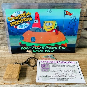 Spongebob Squarepants Movie Authentic Pirate Ship Original Prop - Etsy