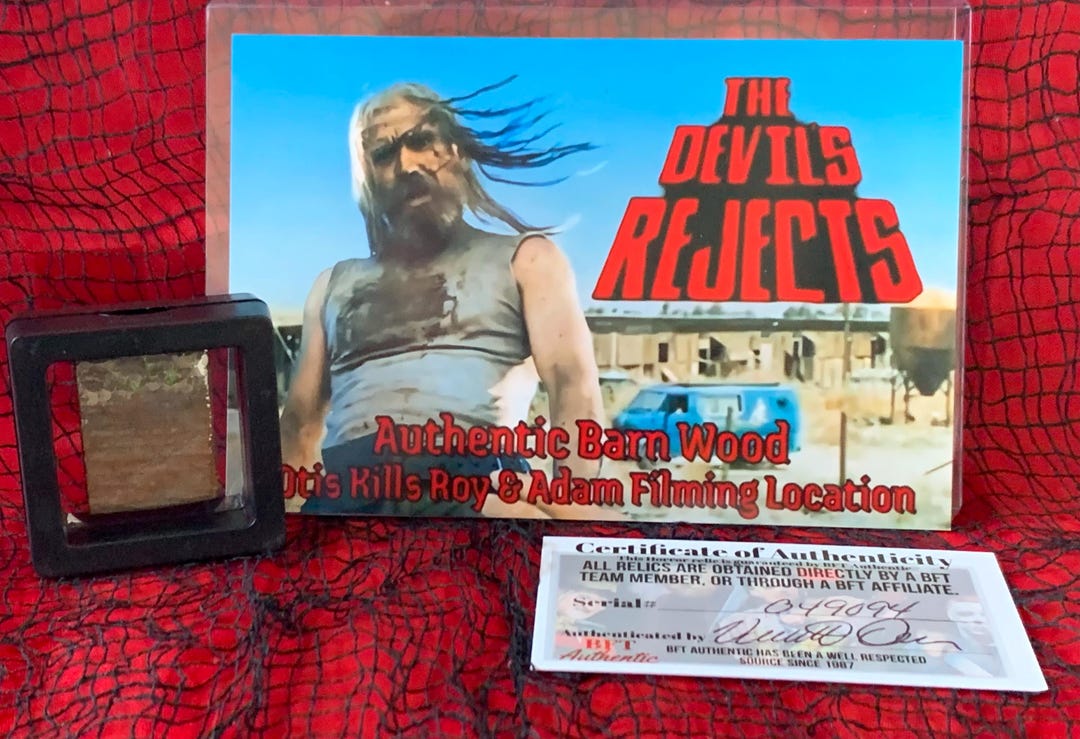 Devils Rejects 2005 Authentic Filming Location Artifact Rob Zombie Horror Prop - Etsy
