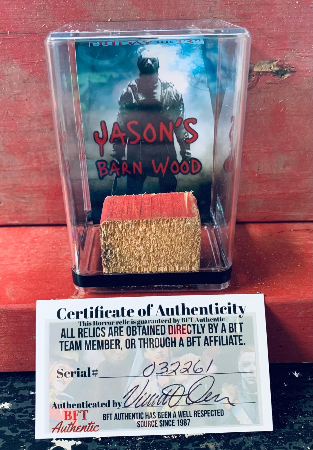 Jason Vorhees Friday the 13th Authentic Filming Relic Barn Horror Movie ...