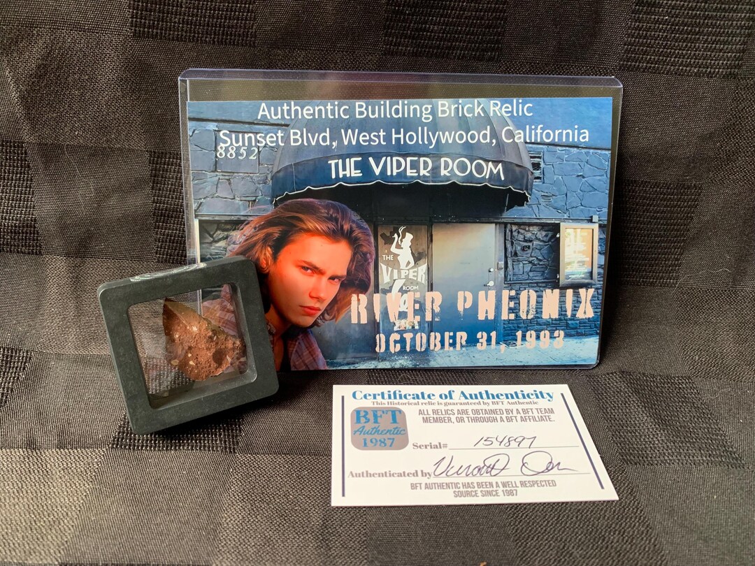 River Pheonix the Viper Room Authentic Location Relic - Etsy