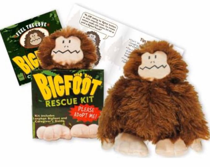 Adopt a Bigfoot Rescue Kit Sasquatch - Etsy