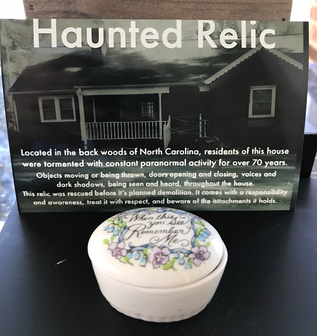 Authentic Haunted Item Paranormal Porcelain Box With - Etsy