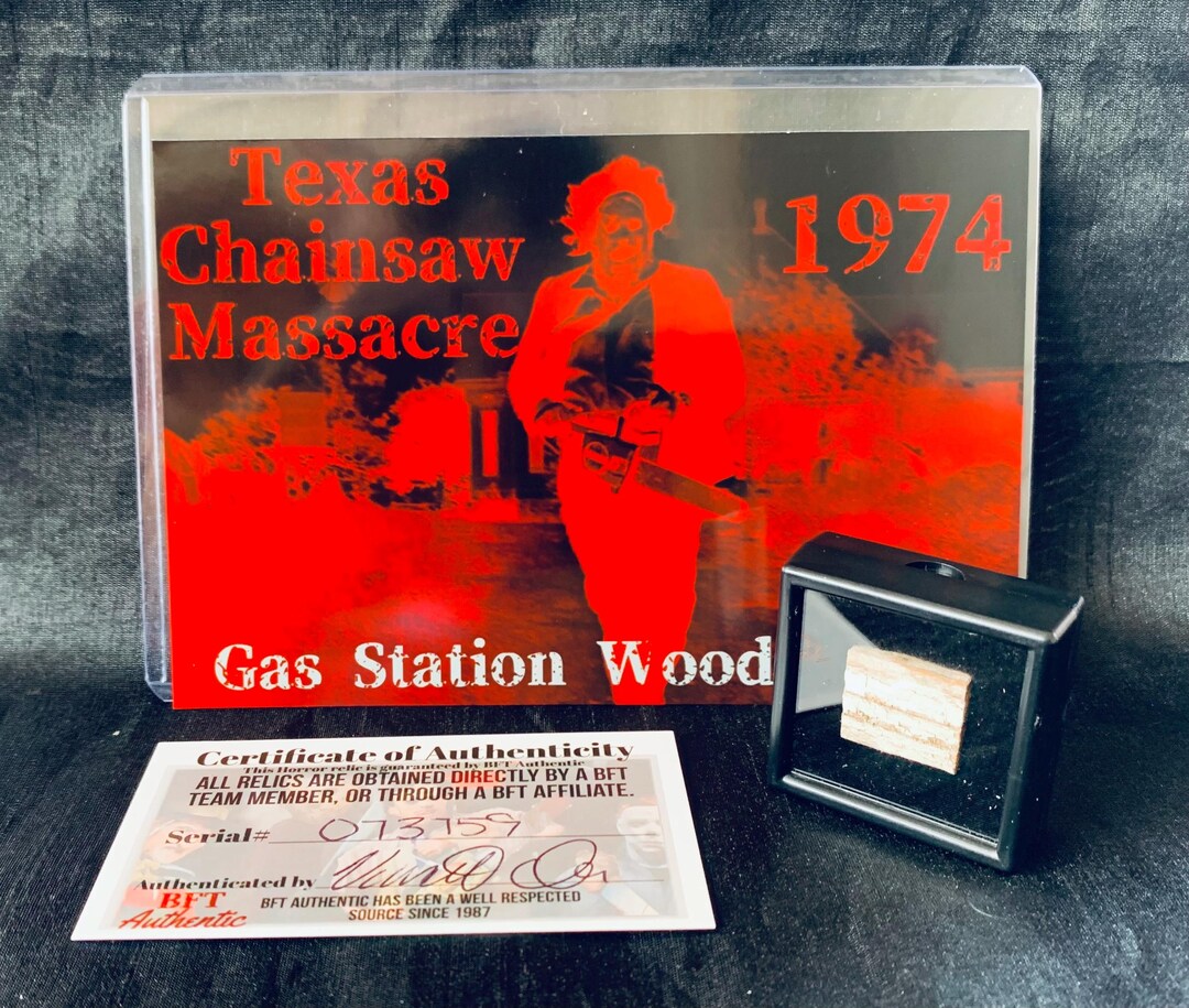 Texas Chainsaw Massacre Authentic Gas Station Wood Relic - Etsy