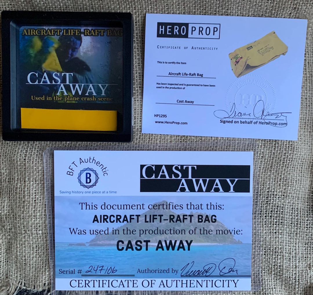 Cast Away Tom Hanks Original Framed Movie Prop - Etsy