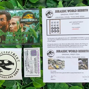 Jurassic World Rebirth Original SAGA Art Department Crew Decal - Etsy ...