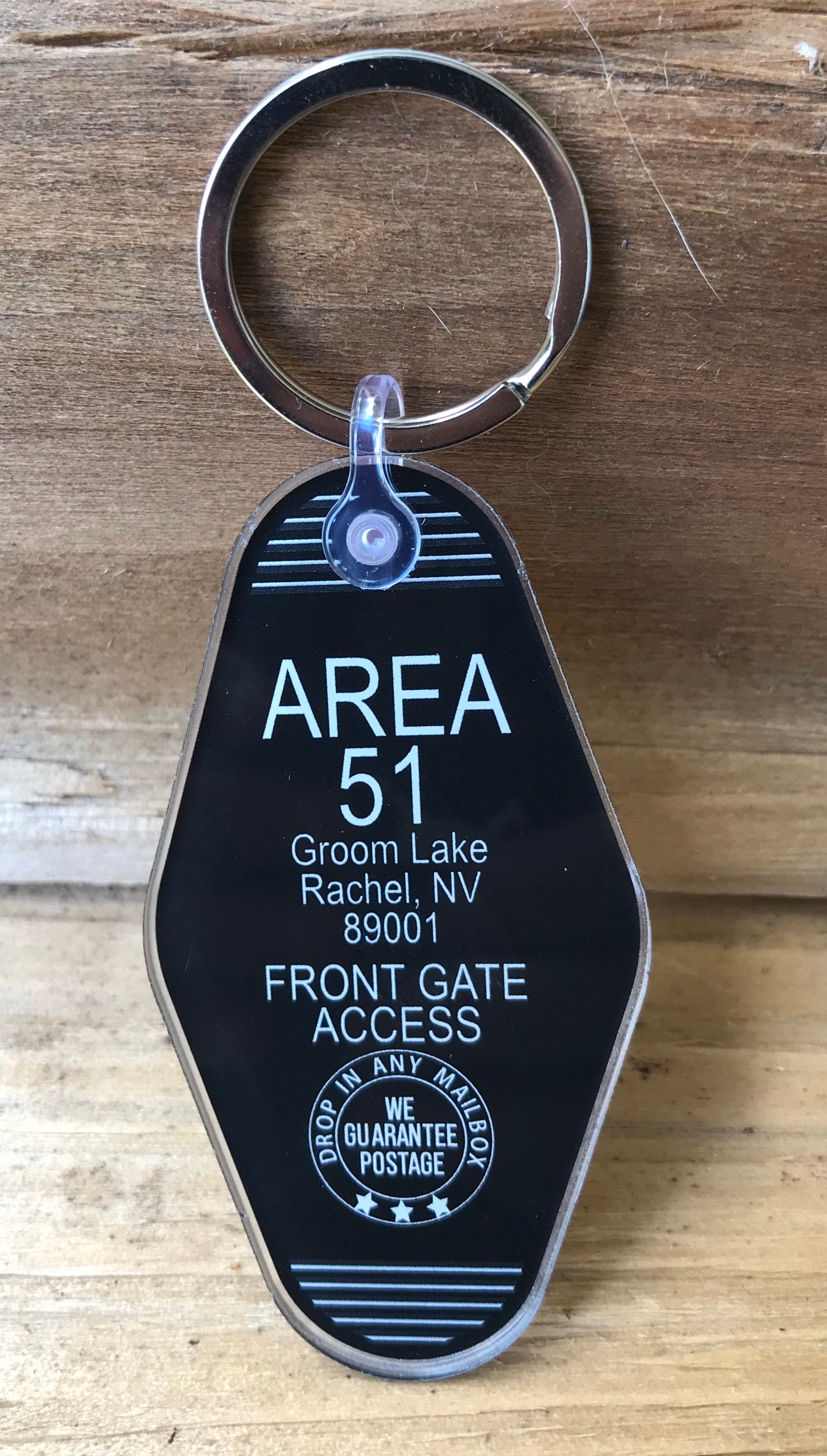 AREA 51 UFO Vintage Style Motel Key Fob Keychain - Etsy