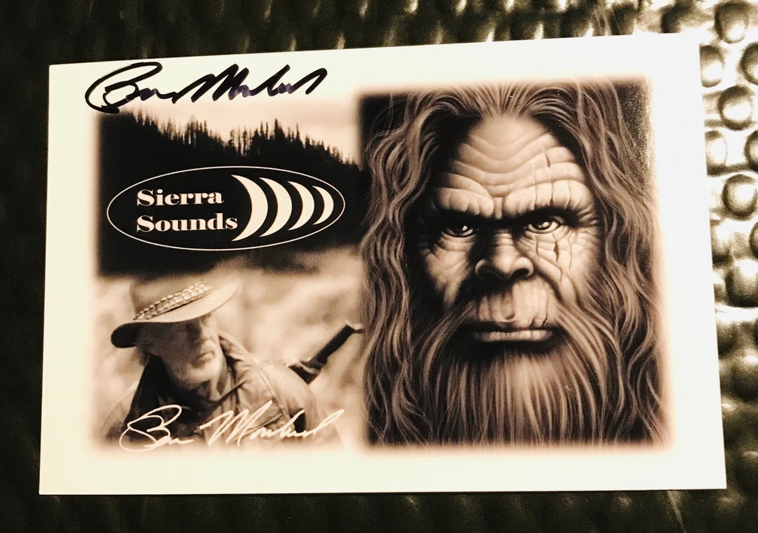 Signed Ron Morehead Promotional Postcard Bigfoot Sierra Sounds - Etsy
