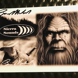 Signed Ron Morehead Promotional Postcard Bigfoot Sierra Sounds - Etsy