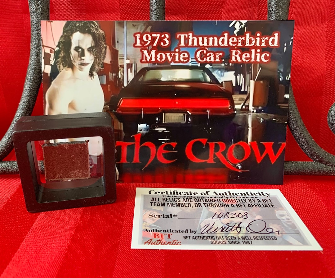 1994 Brandon Lee the Crow Original Movie Car Relic Thunderbird - Etsy