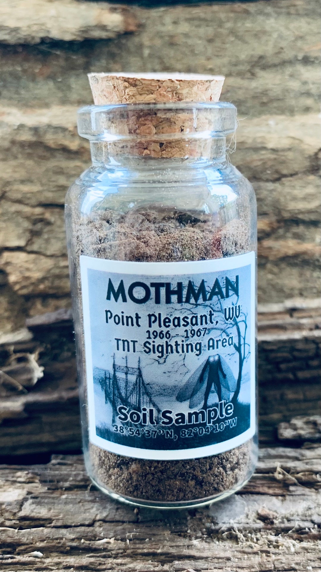 Mothman Soil Sample Point Pleasant WV Cryptid Paranormal - Etsy