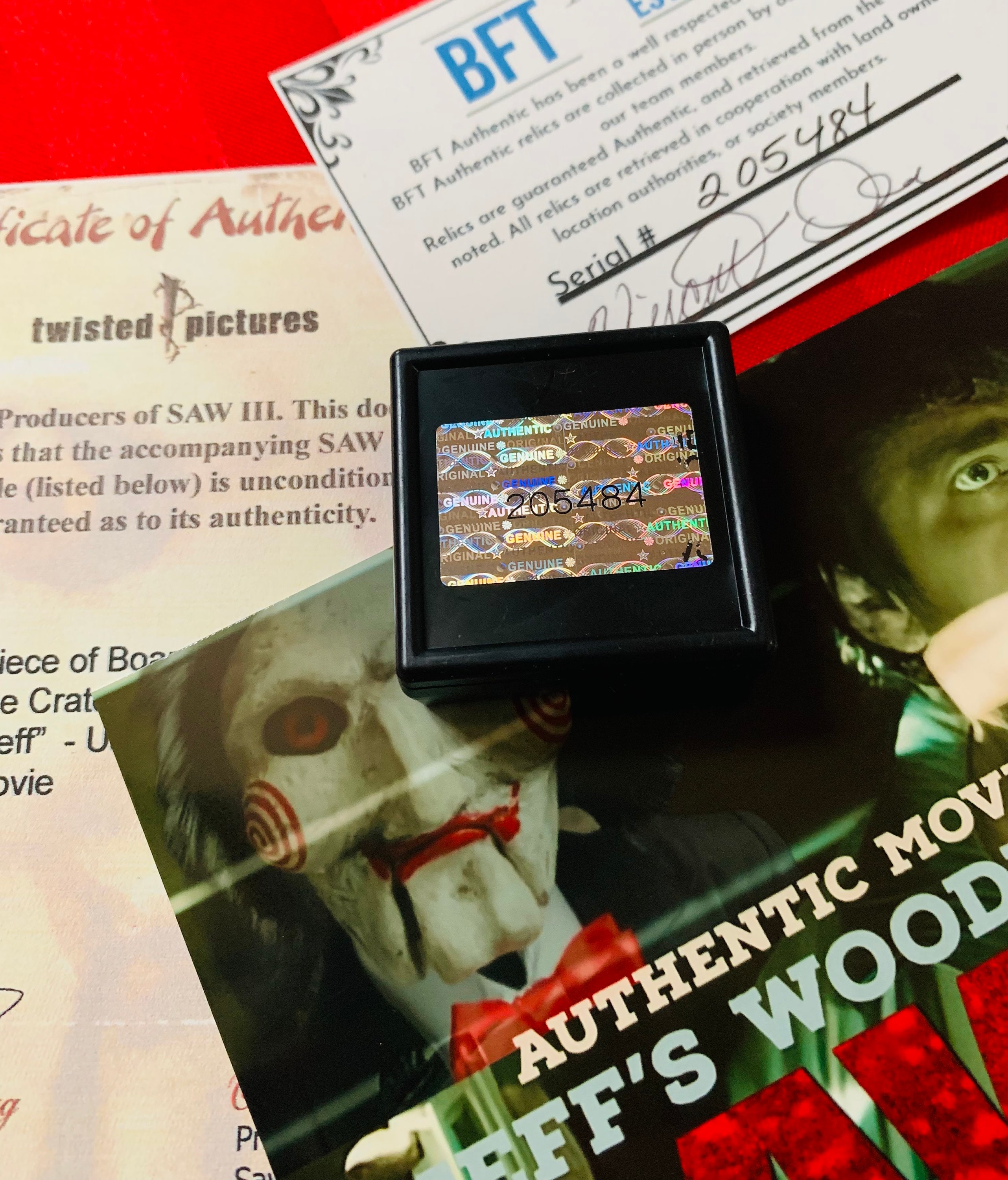 Saw III Movie Authentic Prop Jeff’s Wooden Crate Relic Horror - Etsy