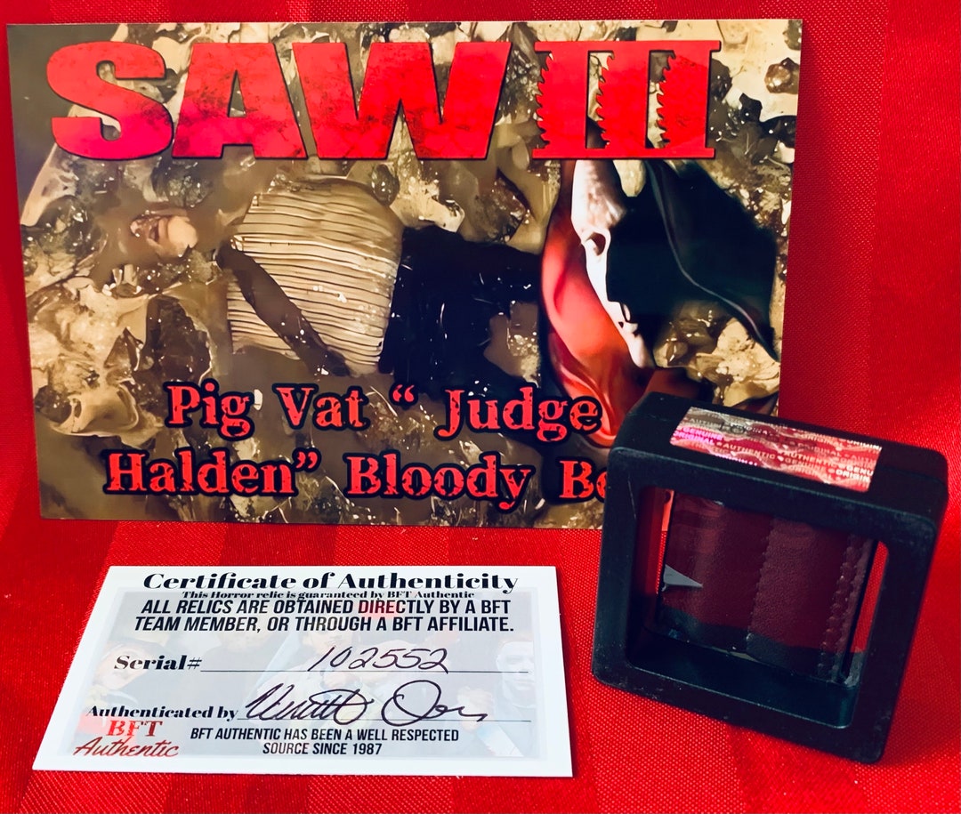 Saw 3 Screen Used Judge Halden Belt Swatch Pig Vat Scene - Etsy