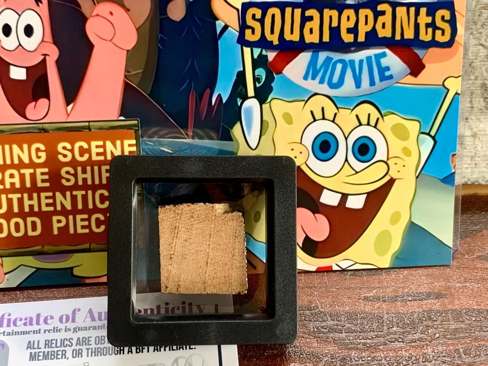 Spongebob Squarepants Authentic Movie Relic Pirate Ship Original Prop ...