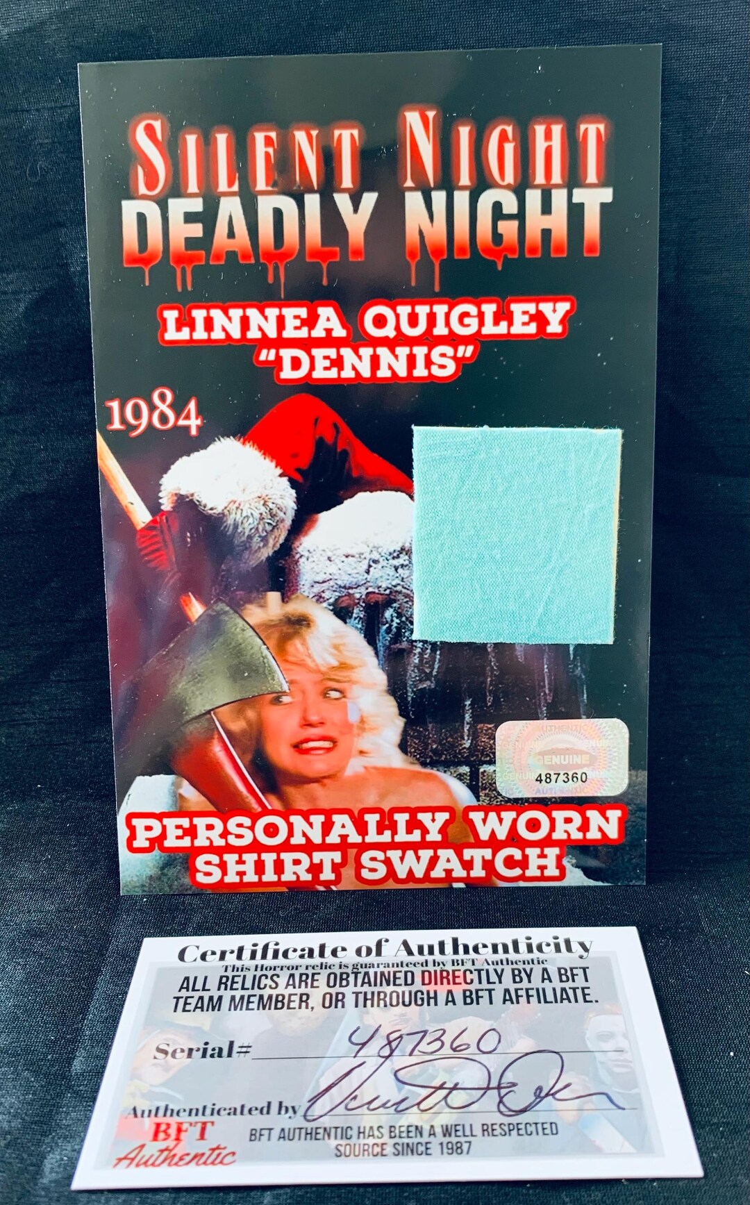 1984 Silent Night Deadly Night Linnea Quigley Personally Owned Shirt ...