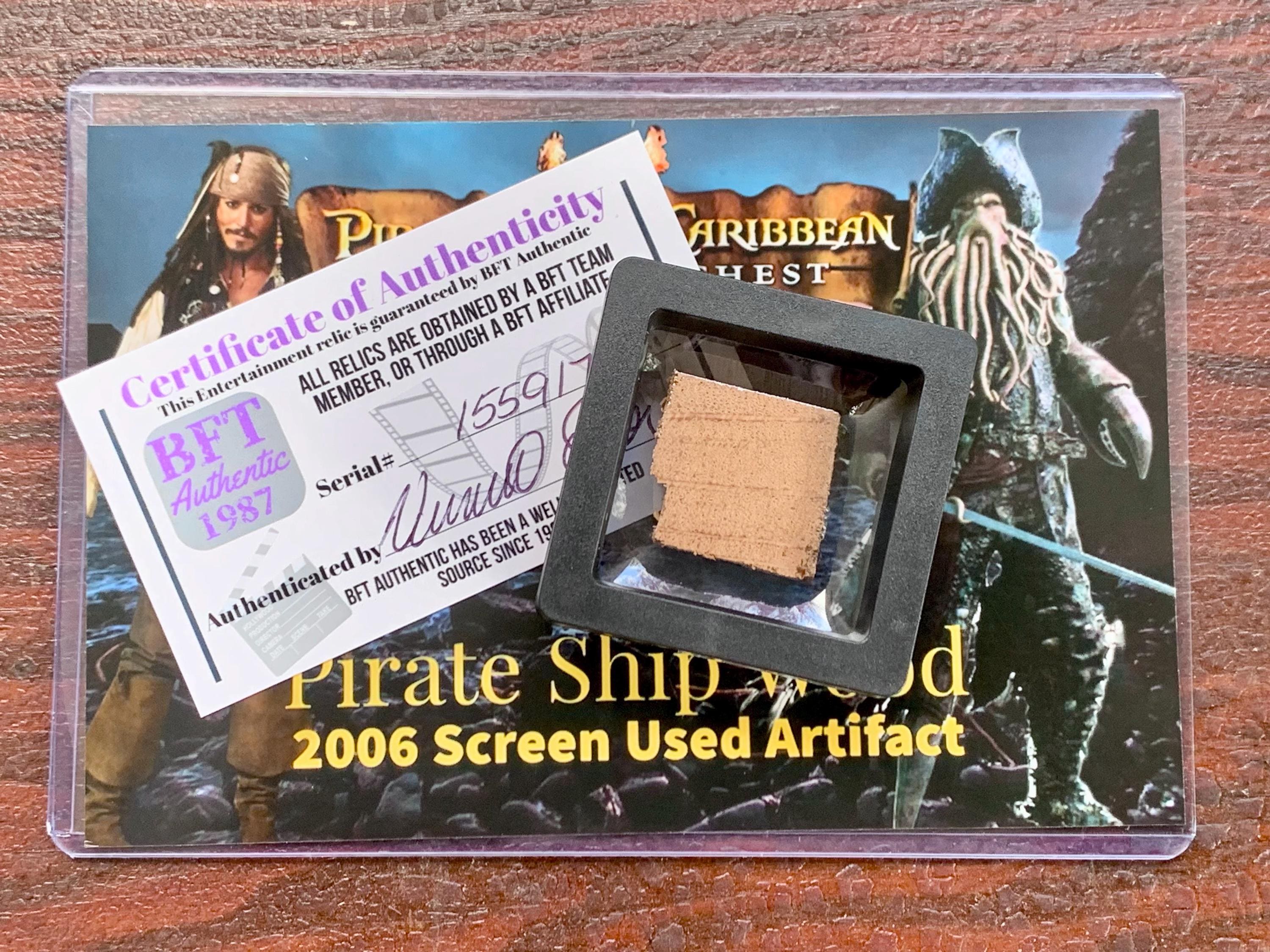 Authentic Pirates of the Caribbean Pirate Ship Wood Relic - Etsy