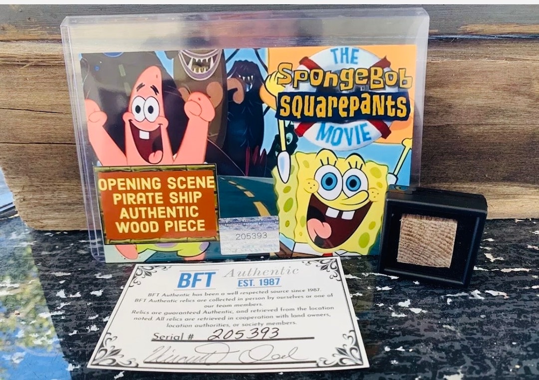 Spongebob Squarepants Authentic Movie Relic Pirate Ship Original Prop ...