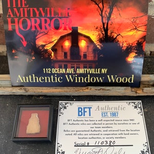 Amityville Horror House Window Artifact Wood Relic Haunted - Etsy