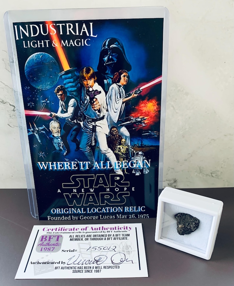 Star Wars 1977 Original Filming Location Relic Death Star - Etsy