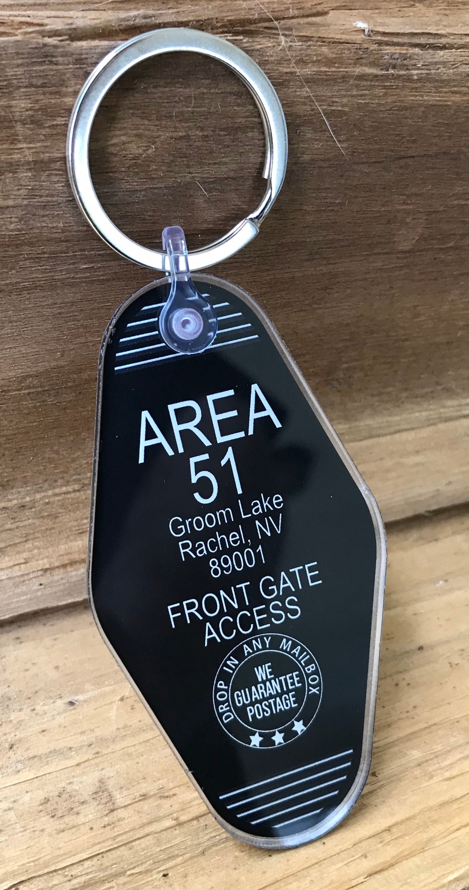 AREA 51 UFO Vintage Style Motel Key Fob Keychain - Etsy