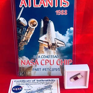 NASA Space Shuttle Atlantis Authentic CPU Chip Charles Bell Collection ...