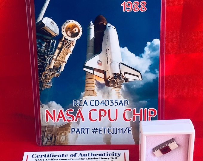 NASA Space Shuttle Atlantis Authentic CPU Chip Charles Bell Collection ...
