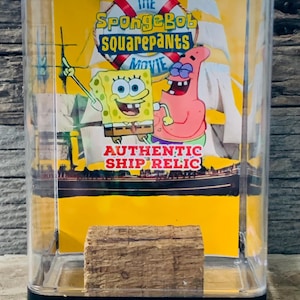 Spongebob Squarepants Authentic Movie Relic Display Pirate Ship ...