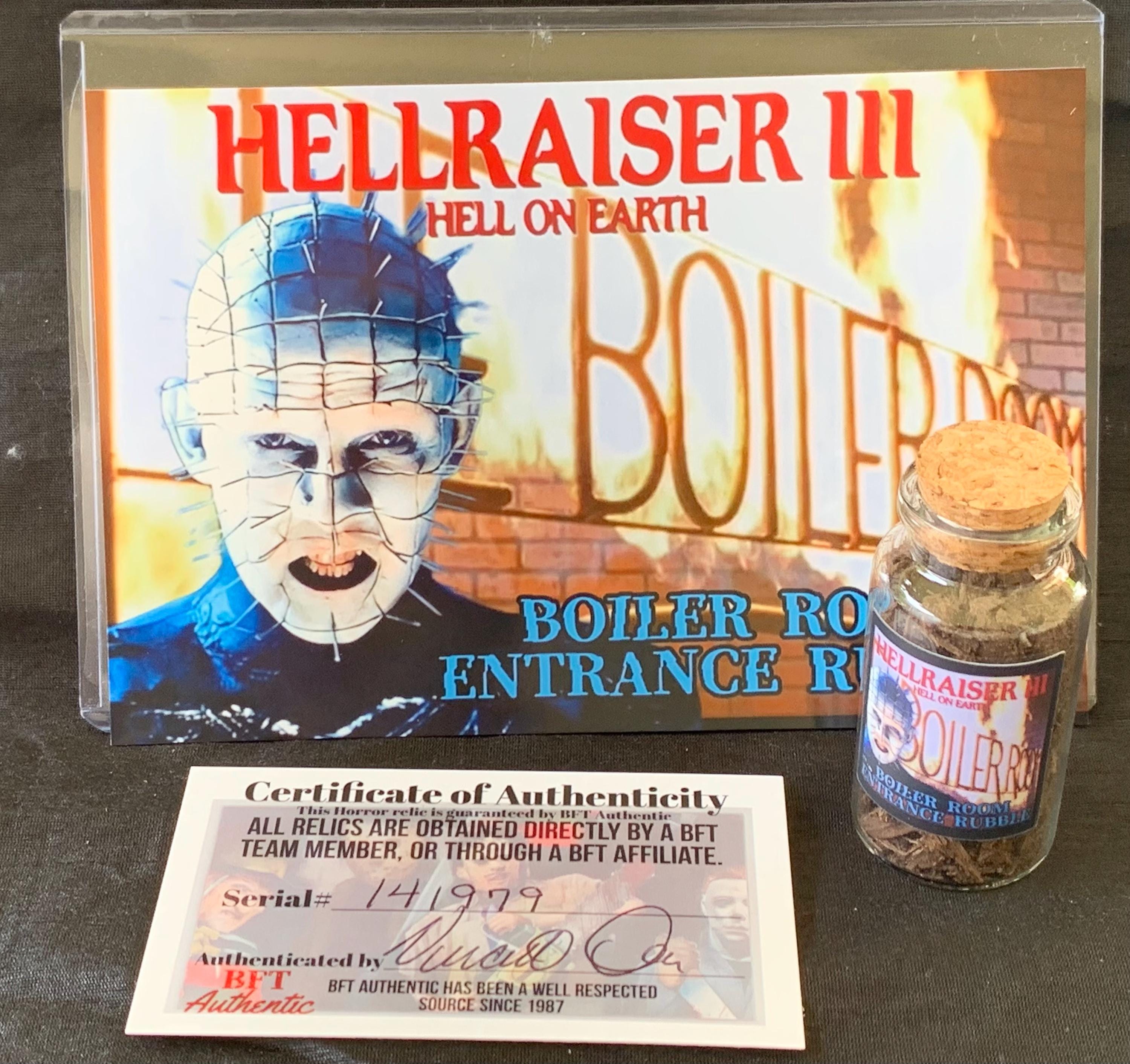 Hellraiser 3 Authentic Filming Location Relic Pinhead Boiler Room ...