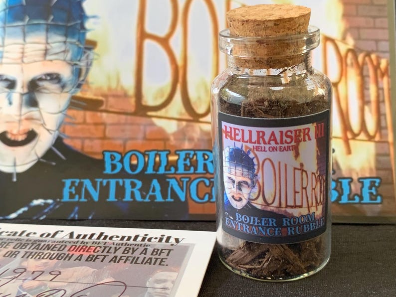 Hellraiser 3 Authentic Filming Location Relic Pinhead Boiler Room ...