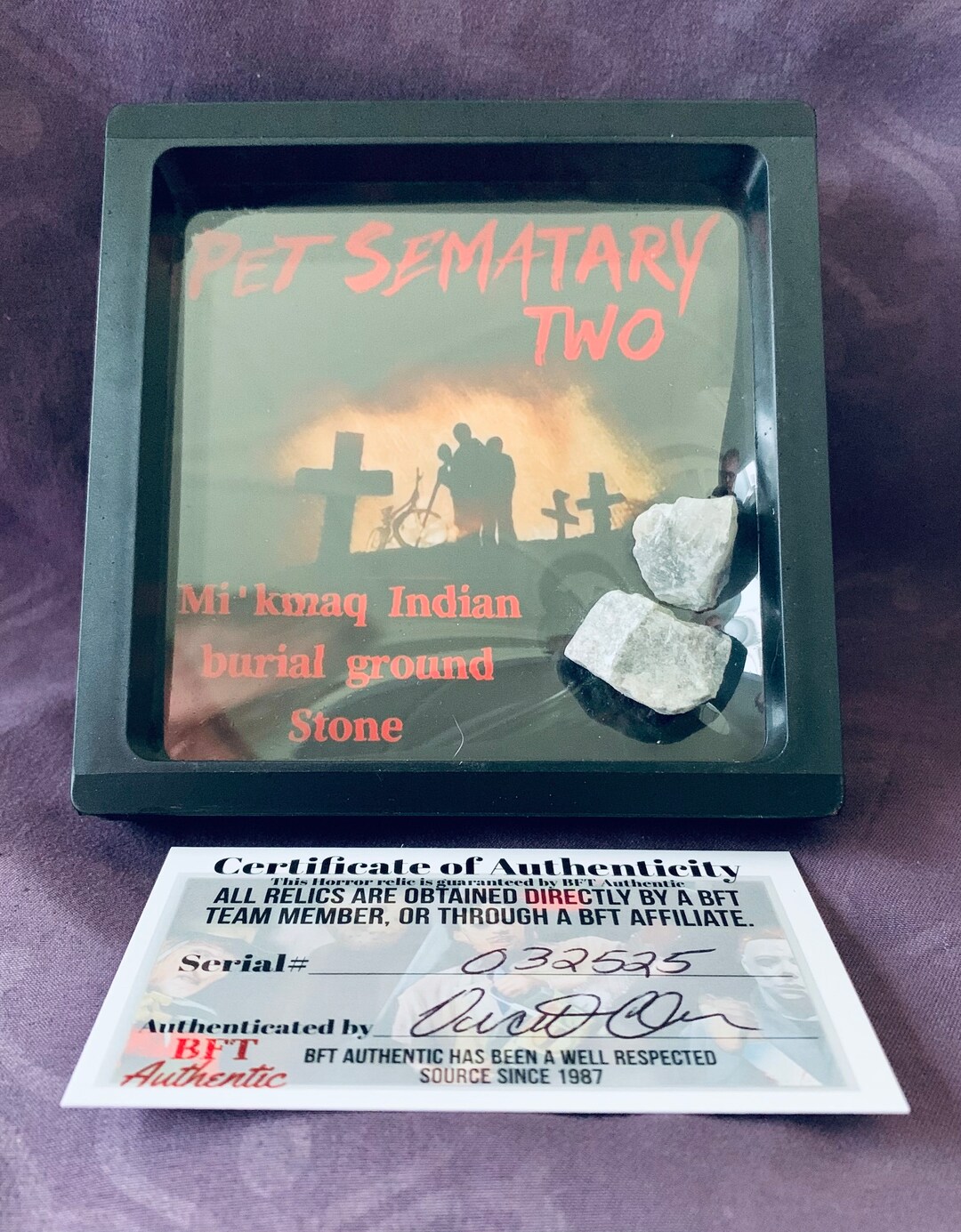 Pet Sematary Two Indian Burial Ground Stones Horror Authentic Relic - Etsy