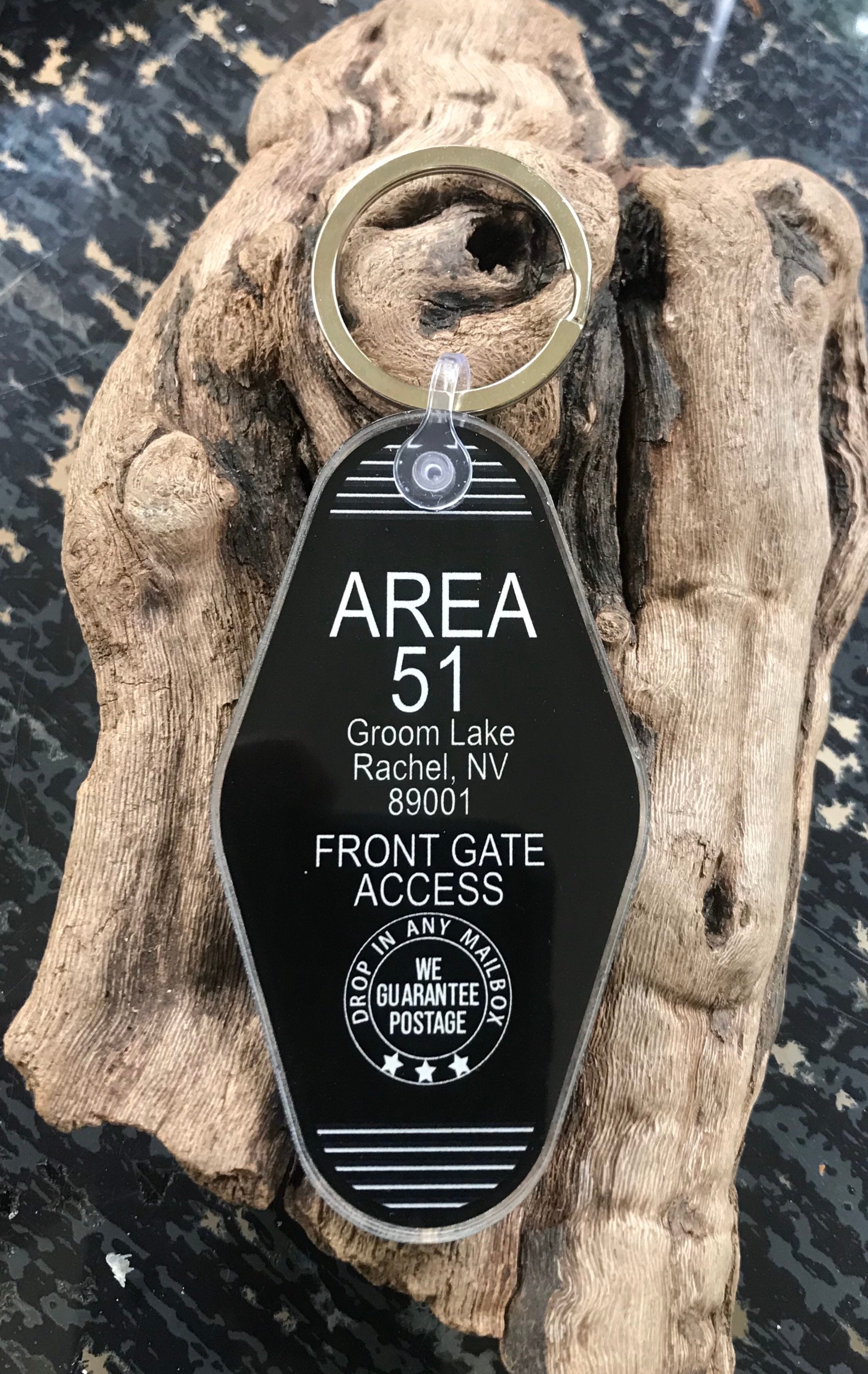 AREA 51 UFO Vintage Style Motel Key Fob Keychain - Etsy