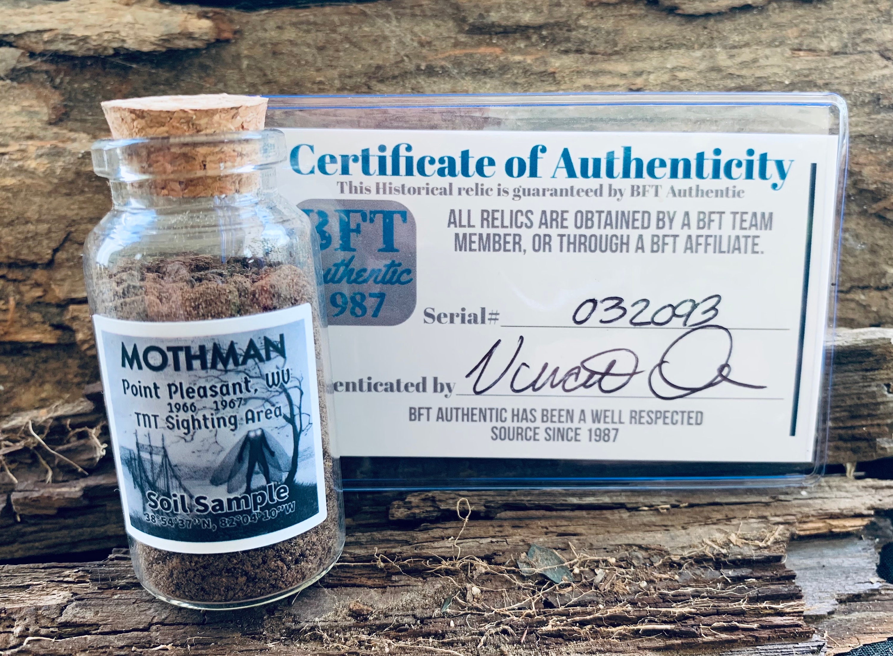 Mothman Soil Sample Point Pleasant WV Cryptid Paranormal - Etsy