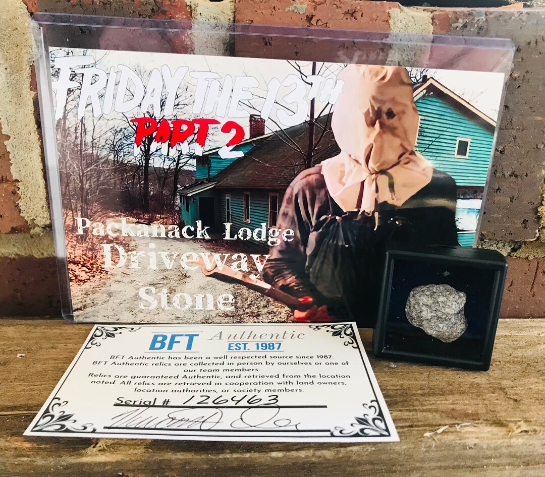 Friday the 13th Part 2 Packanack Lodge Driveway Stone Original Movie Relic - Etsy