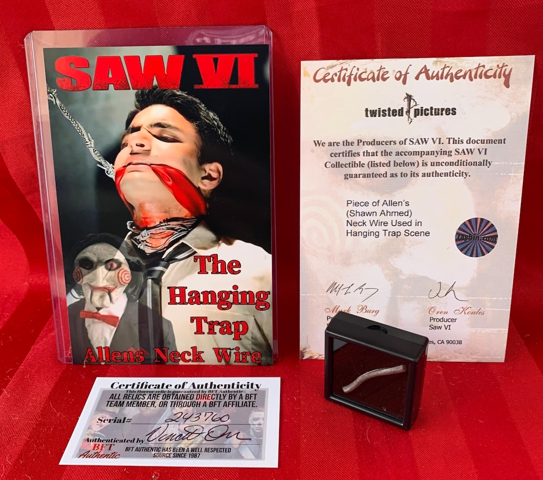 Saw III Allen’s Screen Used Neck Wire From the Hanging Trap - Etsy