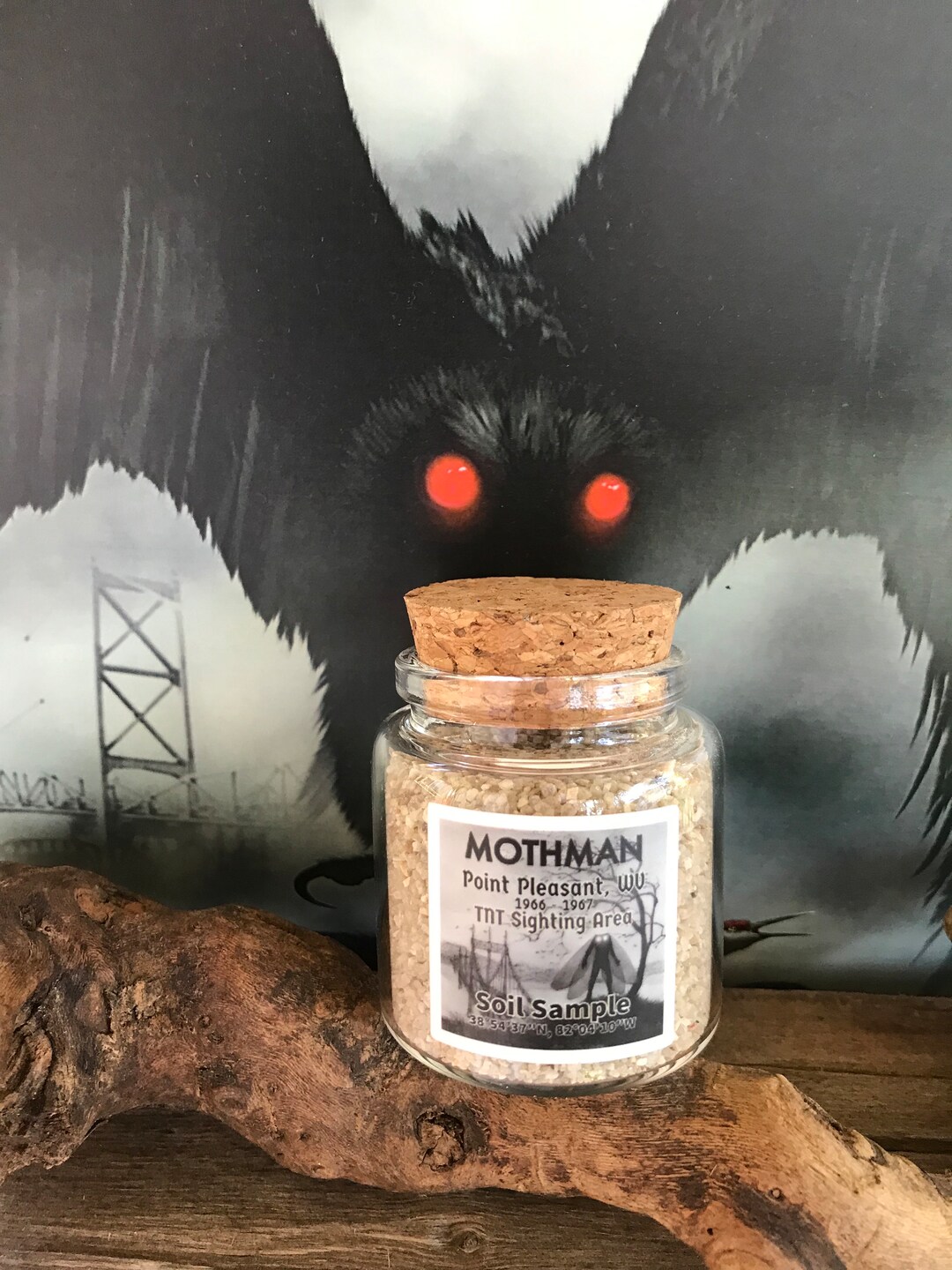 Mothman Soil Sample Point Pleasant WV Cryptid - Etsy